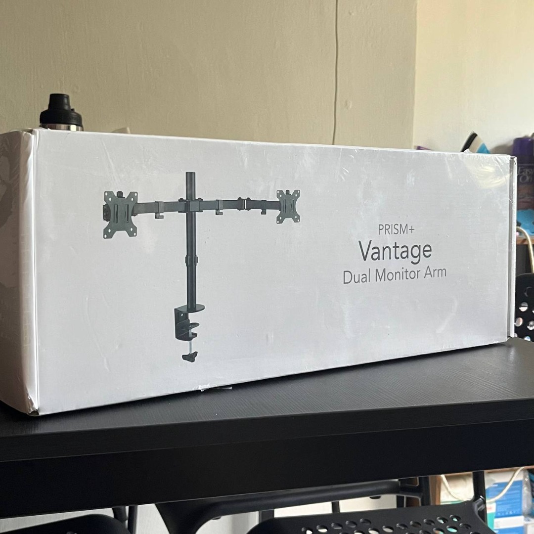 PRISM+ Vantage Dual Monitor Arm [Brand New, Sealed], Computers & Tech ...