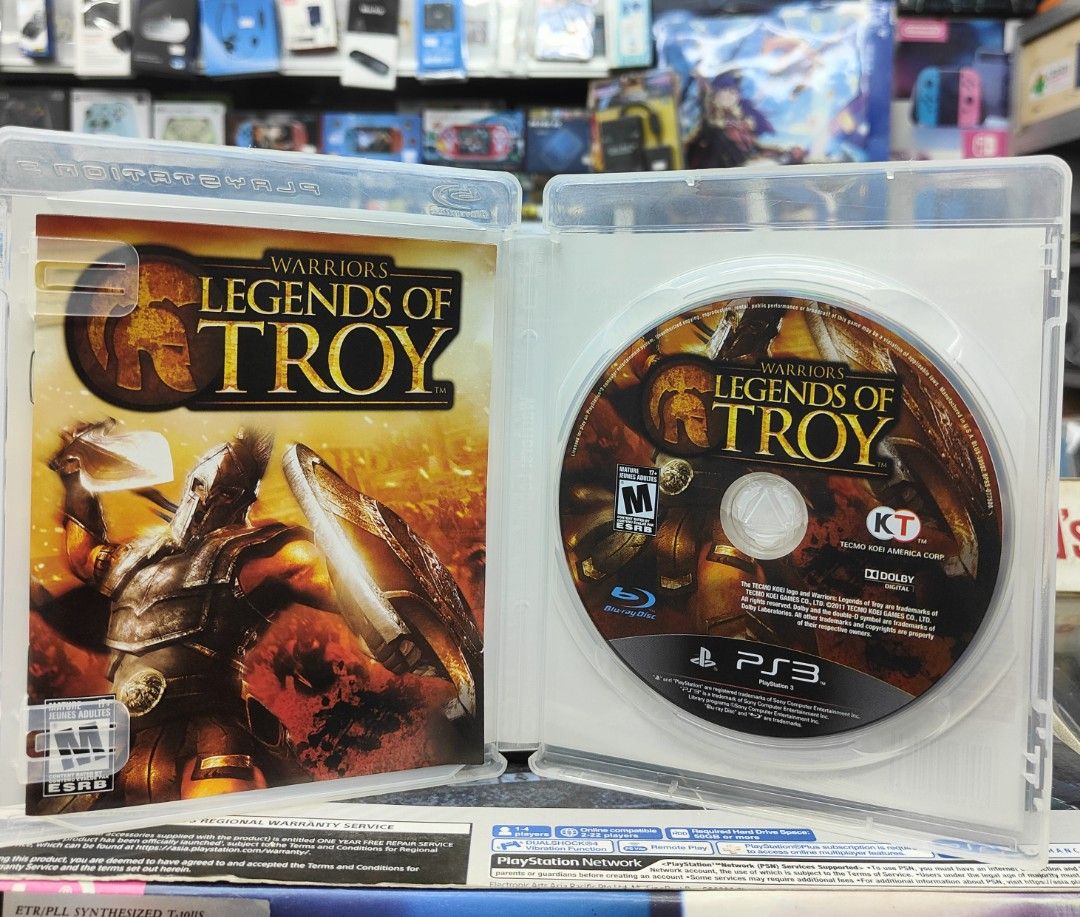 PS3 Warriors Legends of Troy, Video Gaming, Video Games, PlayStation on ...