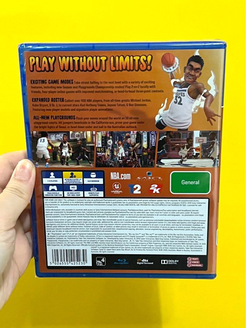 PS4 NBA 2K Playgrounds 2 Brand New Playstation Game NBA, Video Gaming ...