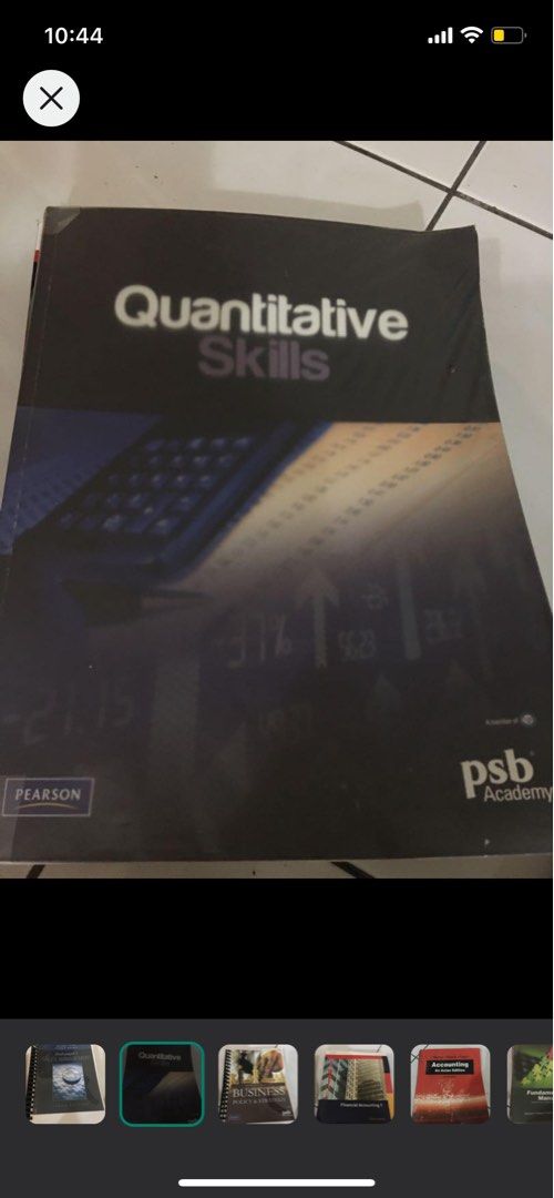 PSB Quantitative Skills, Hobbies & Toys, Books & Magazines, Textbooks ...