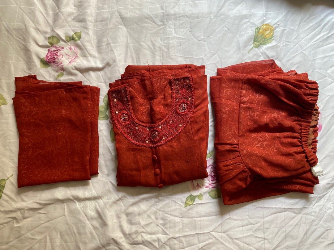 Punjabi Suit | Kurta Surwal, Women's Fashion, Dresses & Sets ...