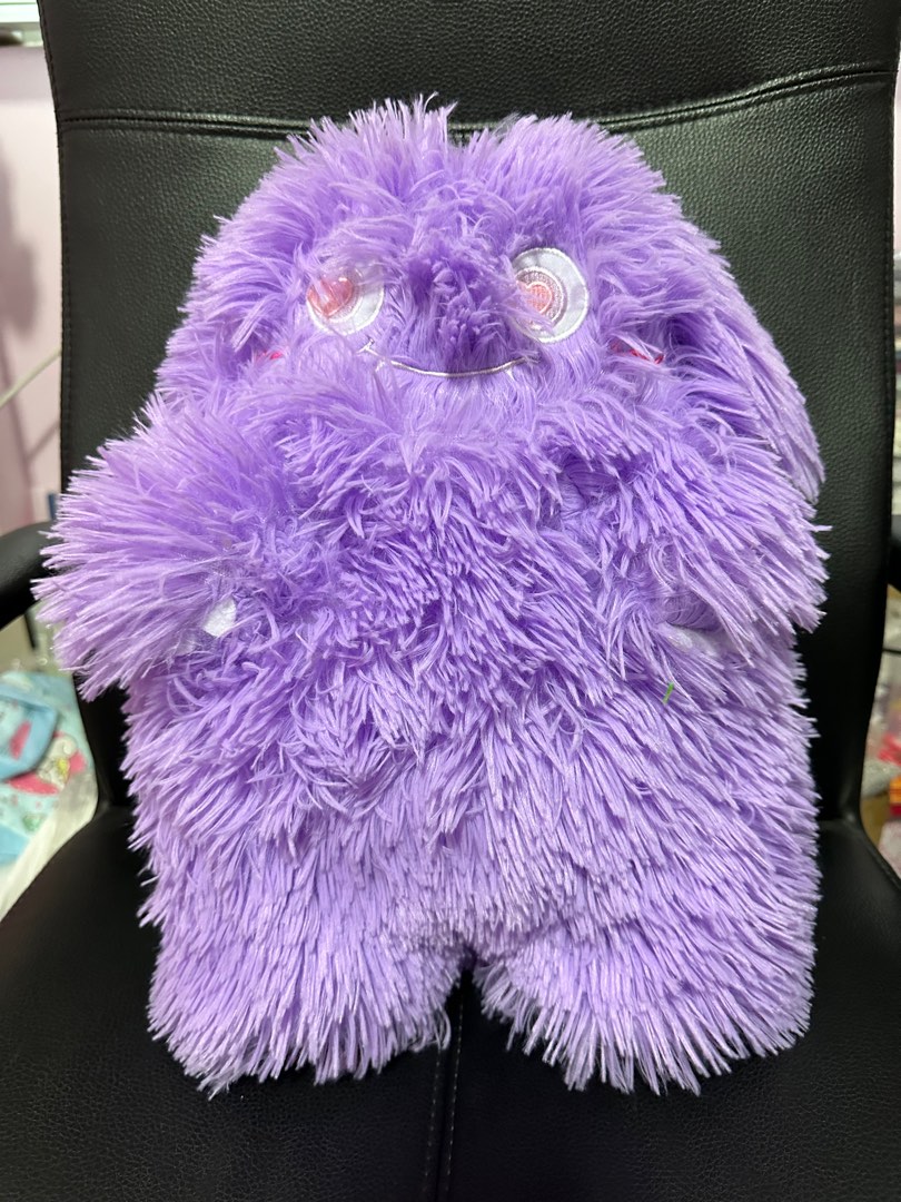 Purple Monster Plush, Hobbies & Toys, Toys & Games on Carousell