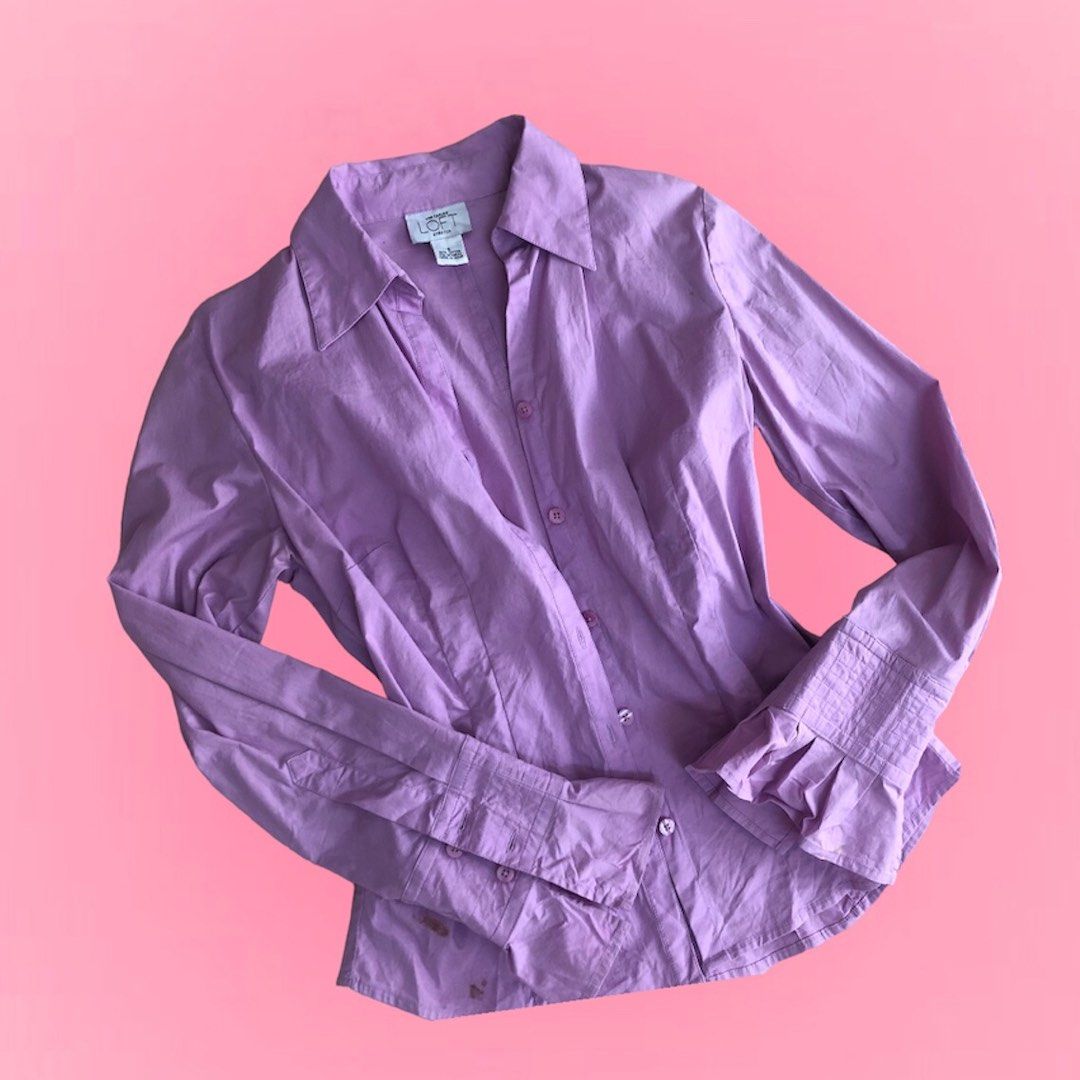 Purple tops, Women's Fashion, Tops, Longsleeves on Carousell