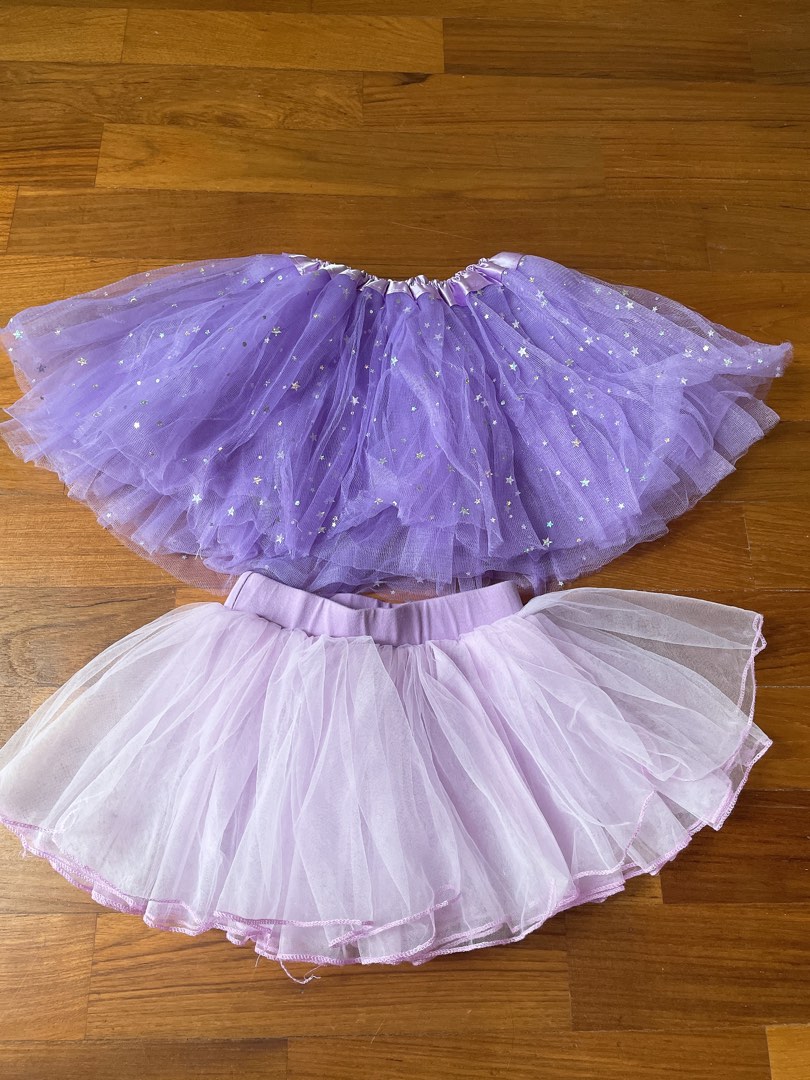 Purple Tulle Fluffy Ballerina Tutu Skirts - Princess Fairy Disney ...