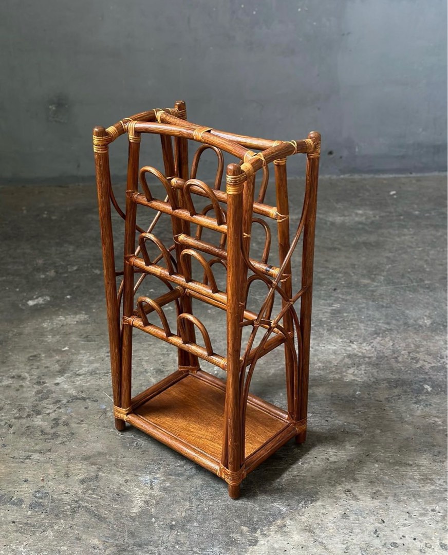 Rattan Slipper Rack/ Shoe Rack on Carousell