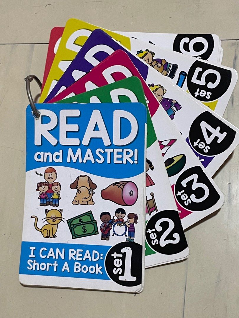 Read and master! Phonics Flashcards for toddlers on Carousell