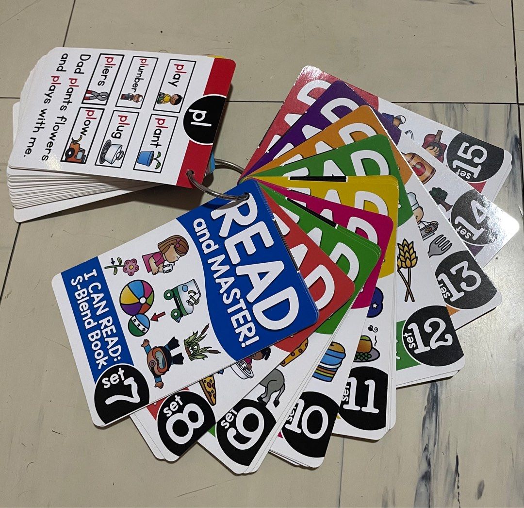 Read and master! Phonics Flashcards for toddlers on Carousell