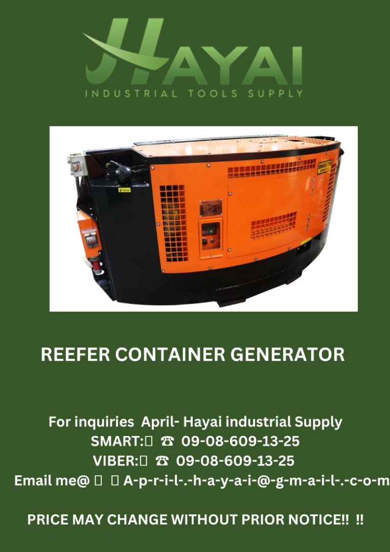Reefer container generator, Commercial & Industrial, Construction Tools ...