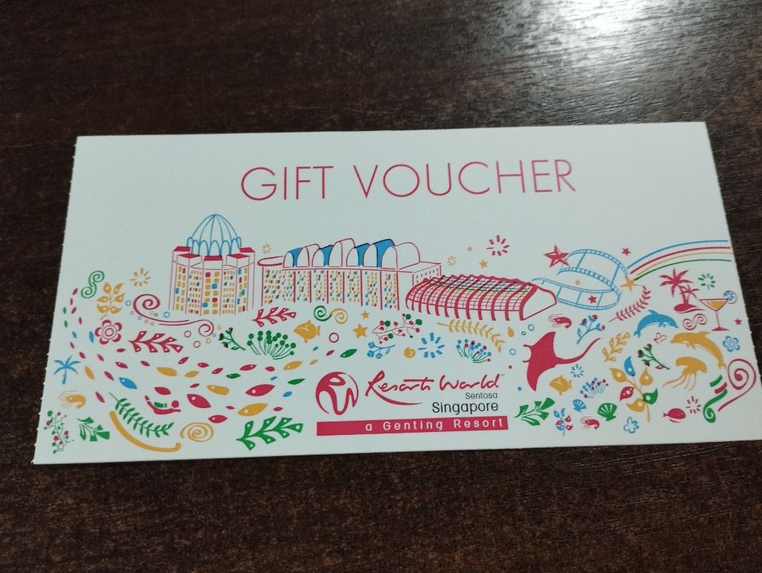 Resort World Sentosa Gift Voucher $50, Tickets & Vouchers, Vouchers on ...
