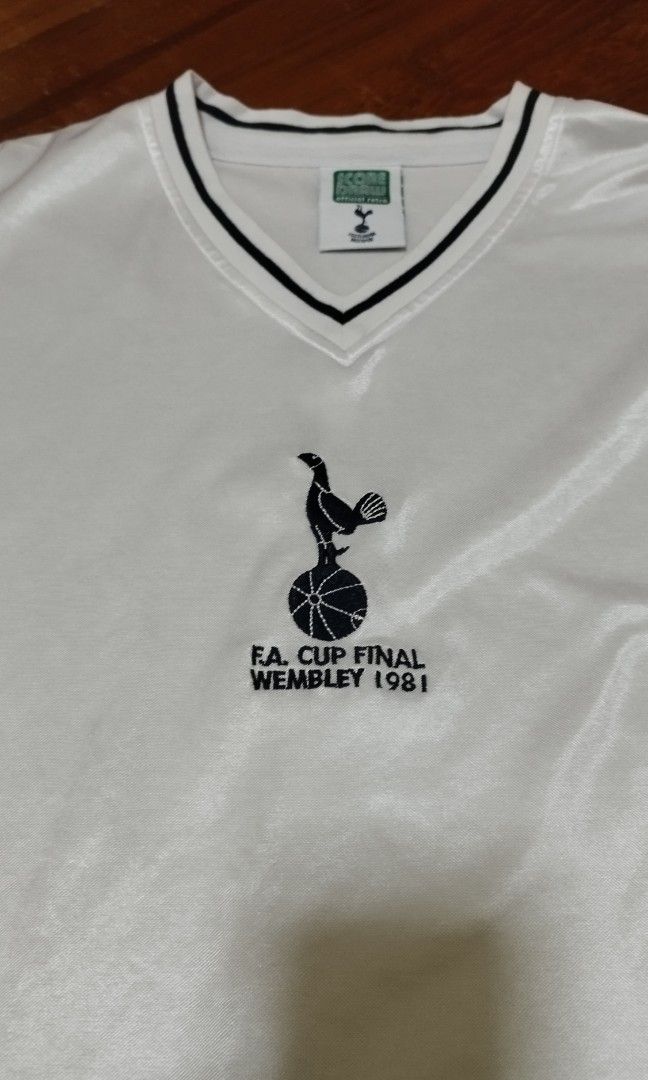 RETRO JERSEY TOTTENHAM HOTSPUR - 1981 FA CUP FINAL (home) Brand : SCORE ...