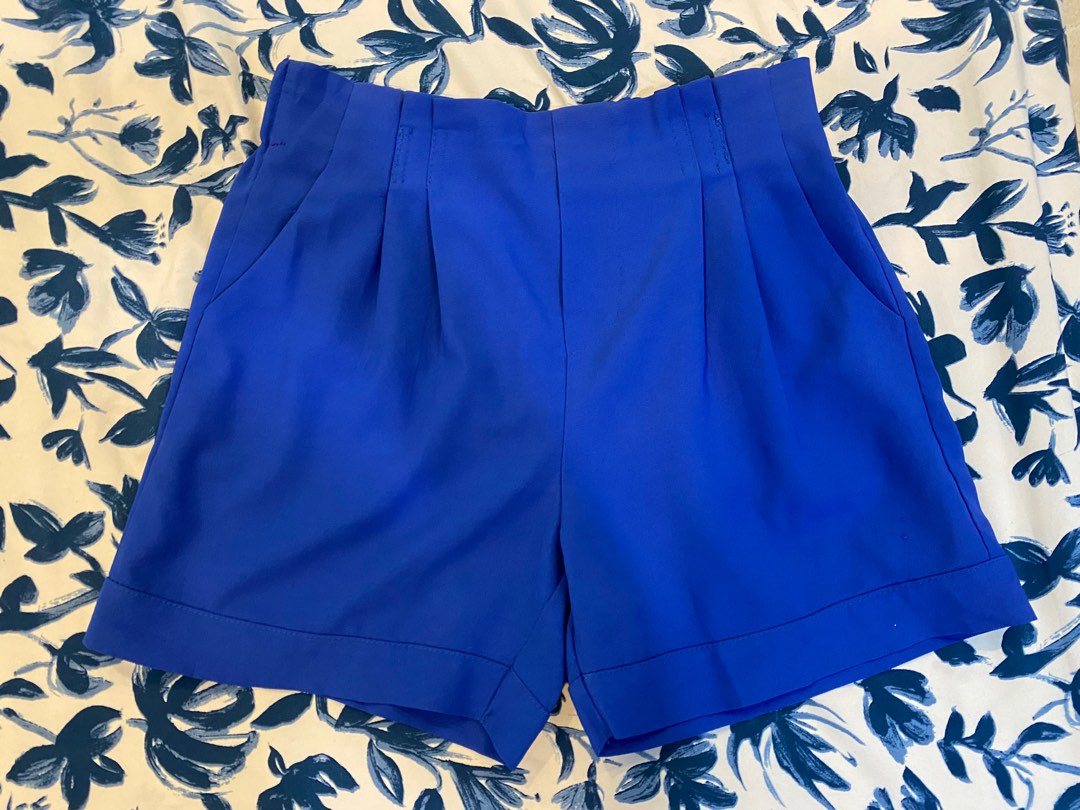 Royal Blue Trouser Short on Carousell