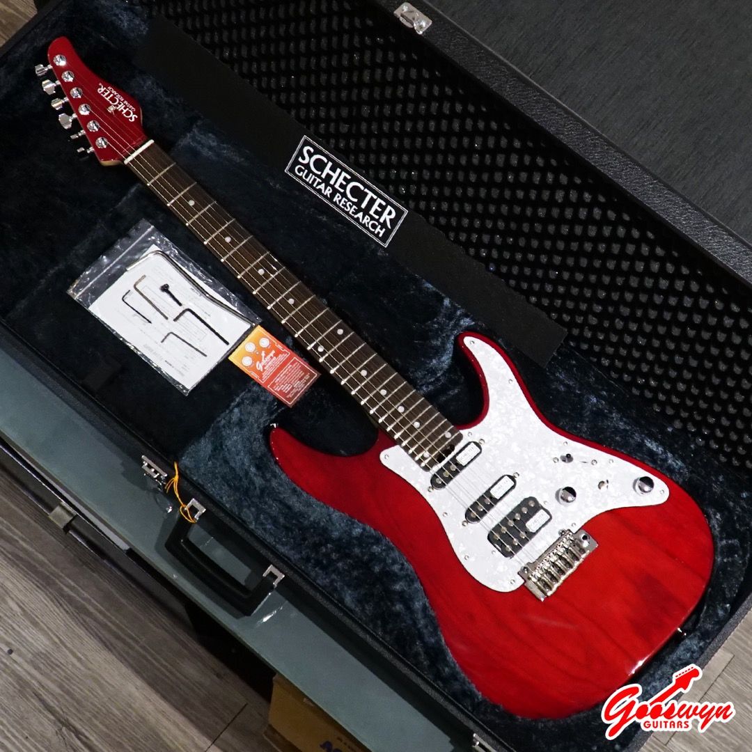 Schecter Japan BH1-STD-24/R Trans Red Rosewood, Hobbies & Toys, Music ...
