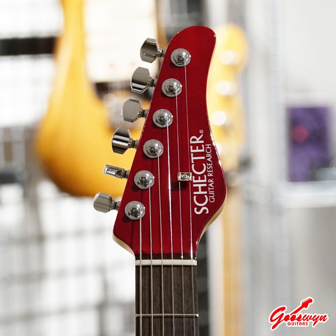 Schecter Japan BH1-STD-24/R Trans Red Rosewood, Hobbies & Toys, Music & Media, Musical ...