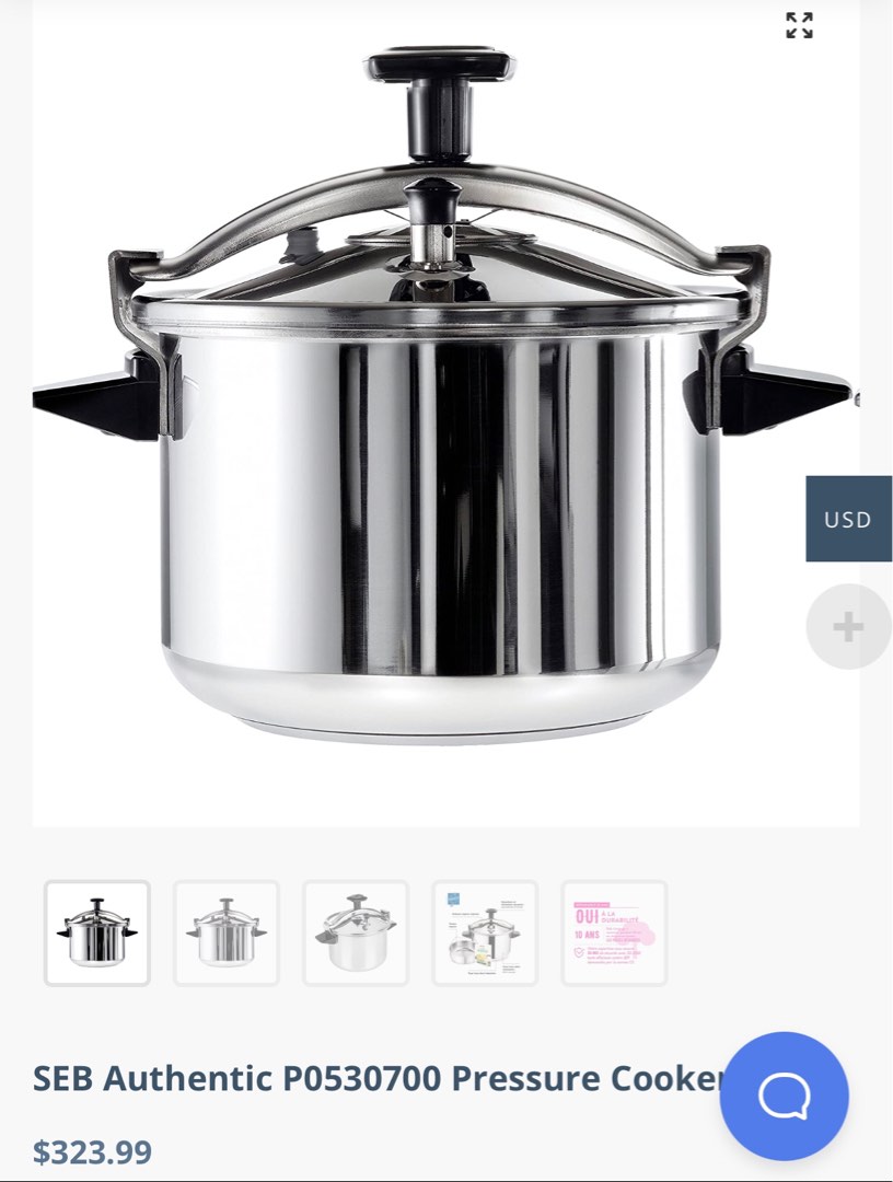 SEB Pressure Cooker, TV & Home Appliances, Kitchen Appliances, Other ...