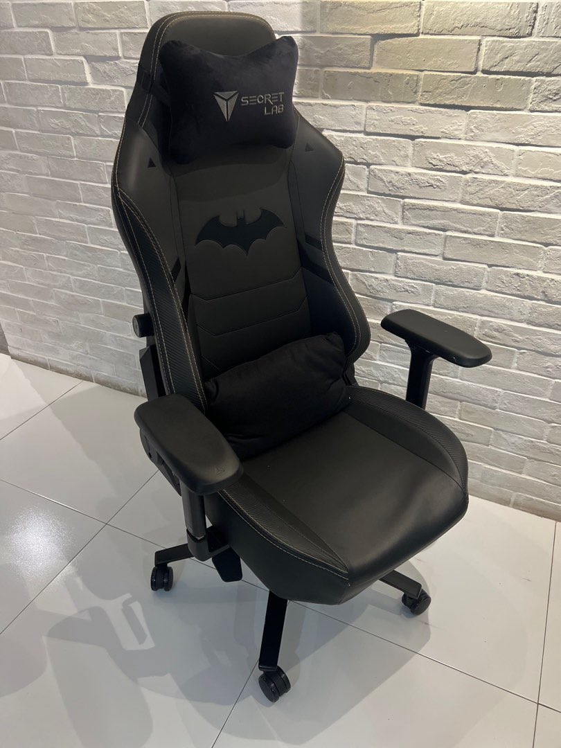 Secretlab Batman Edition Gaming Chair, Furniture & Home Living ...