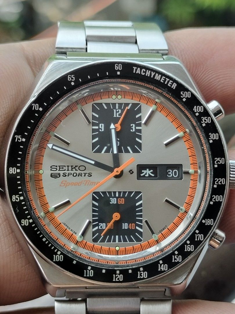 Seiko 5 sports speed timer, Men's Fashion, Watches & Accessories ...