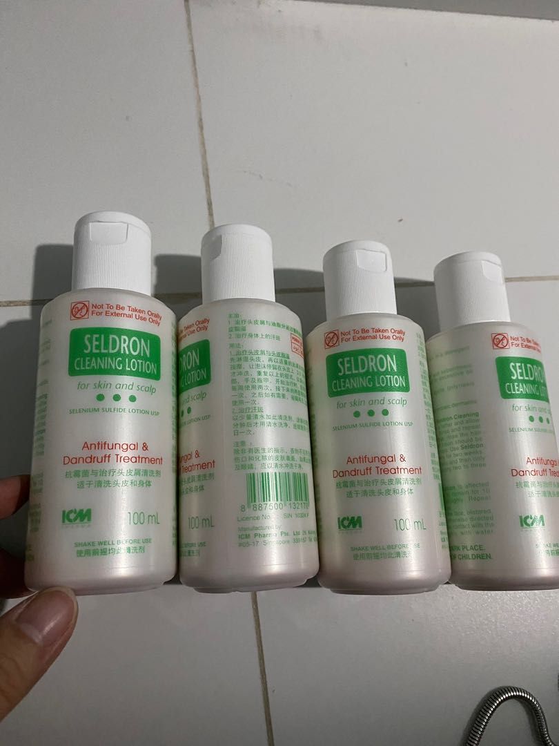 Seldron Cleaning Lotion Antifungal and Dandruff treatment 100ml, Beauty ...