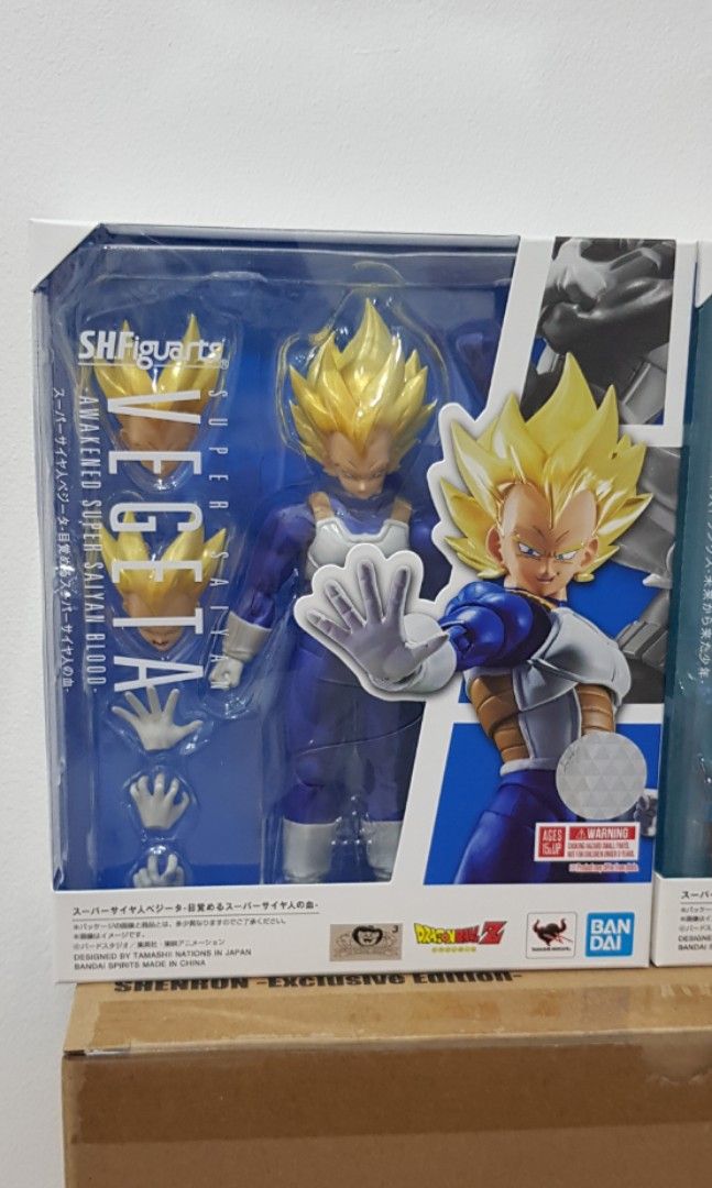 S.H.Figuarts SHF Super Saiyan Vegeta (Awakening Super Saiyan Blood ...