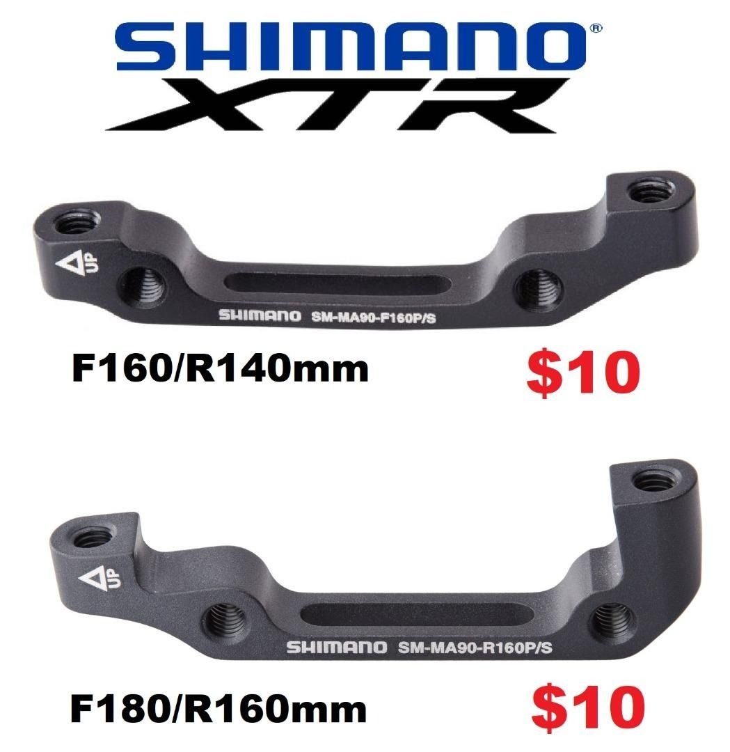 Shimano XTR Disc Brake Rotor Lightweight Adaptor F180mm / R160mm F160mm ...
