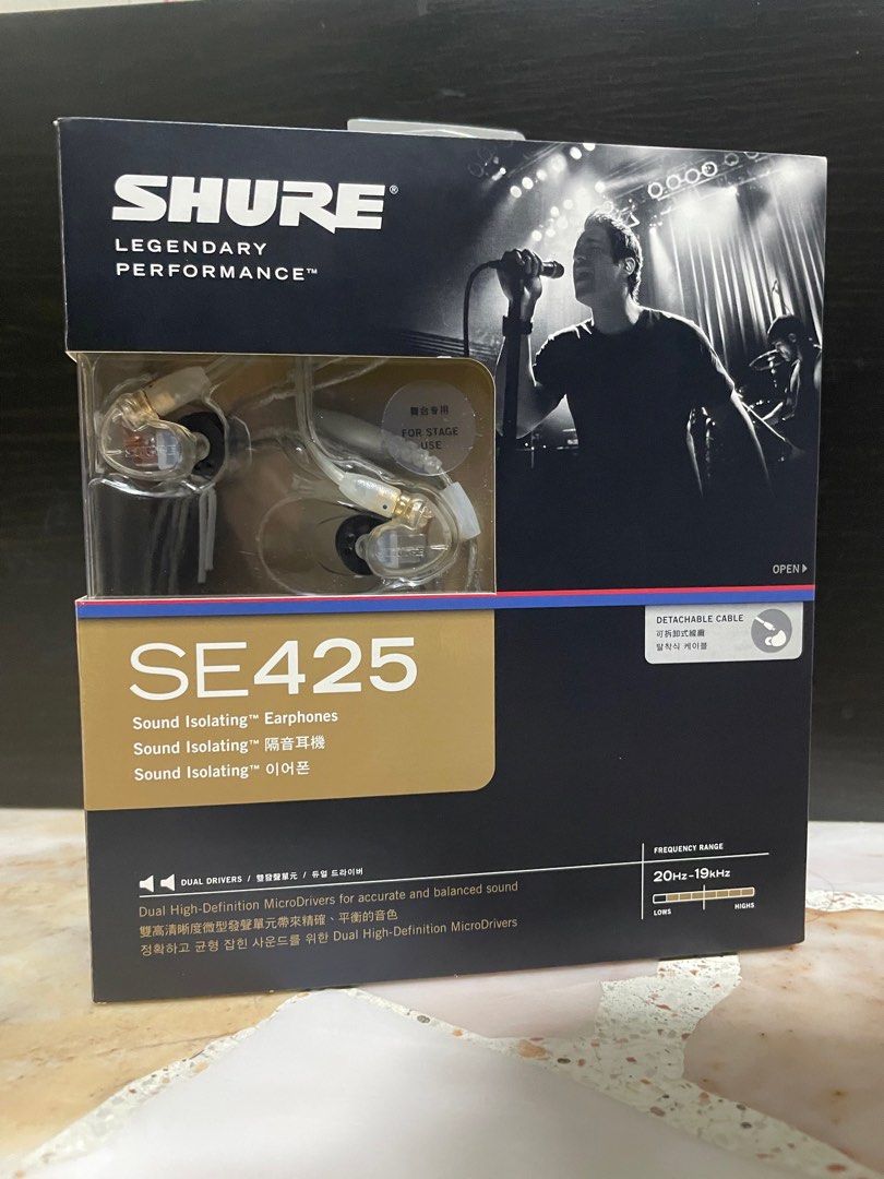 Shure SE425, Audio, Earphones on Carousell