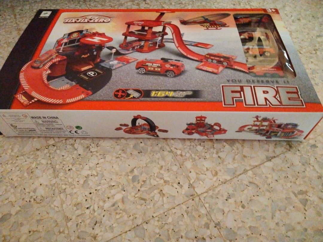 Six-Six--Zero 1:64 Fire Department with 4 Fire Diecast Bomba Truck And ...