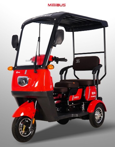 Small bus new electric three-wheeled H40 with shed household elderly ...