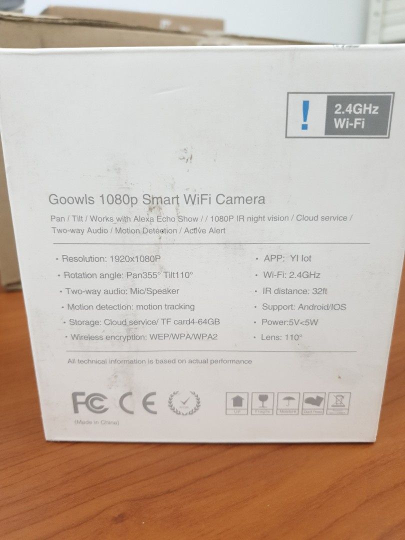 Smart Home Camera Goowis, Furniture & Home Living, Security & Locks ...