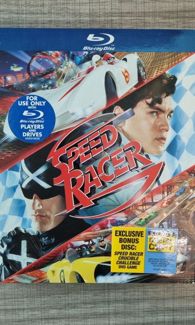 Speed Racer blu ray, Hobbies & Toys, Music & Media, CDs & DVDs on Carousell