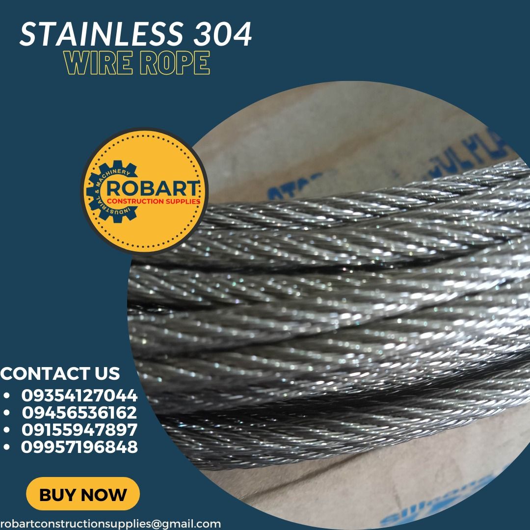 Stainless 304 Wire Rope, Commercial & Industrial, Construction Tools ...
