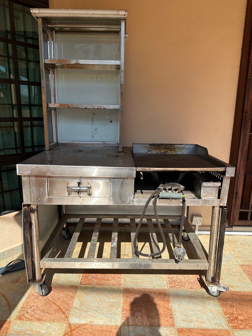Stall Burger Stainless Steel, Furniture & Home Living, Kitchenware ...