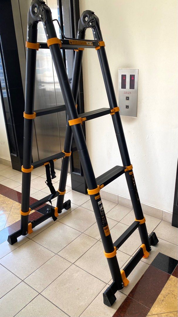 Strong Sturdy Multi Configuration Ladder, Furniture & Home Living, Home ...