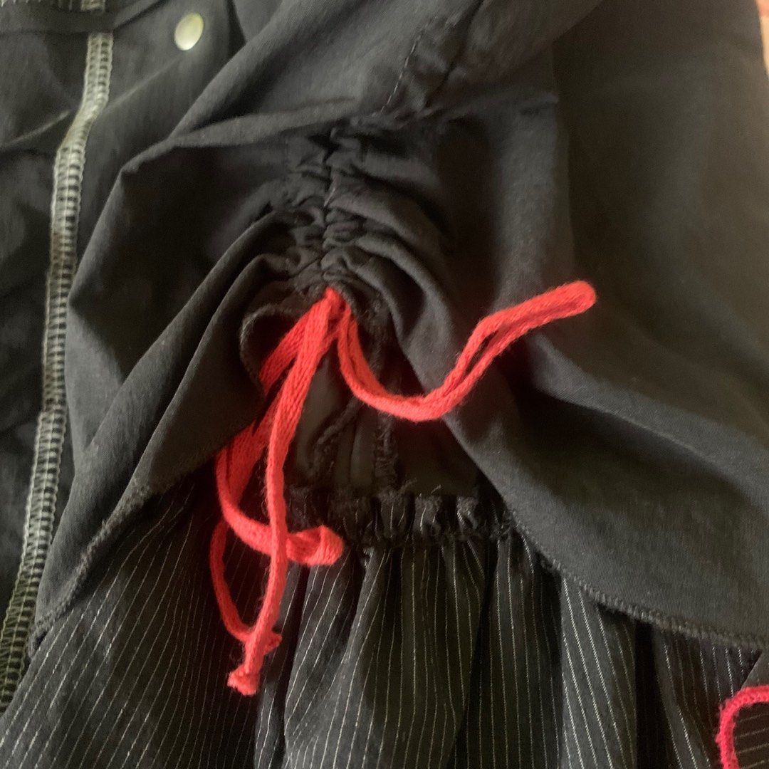 subversive acubi cyber grunge punk black and red dress on Carousell