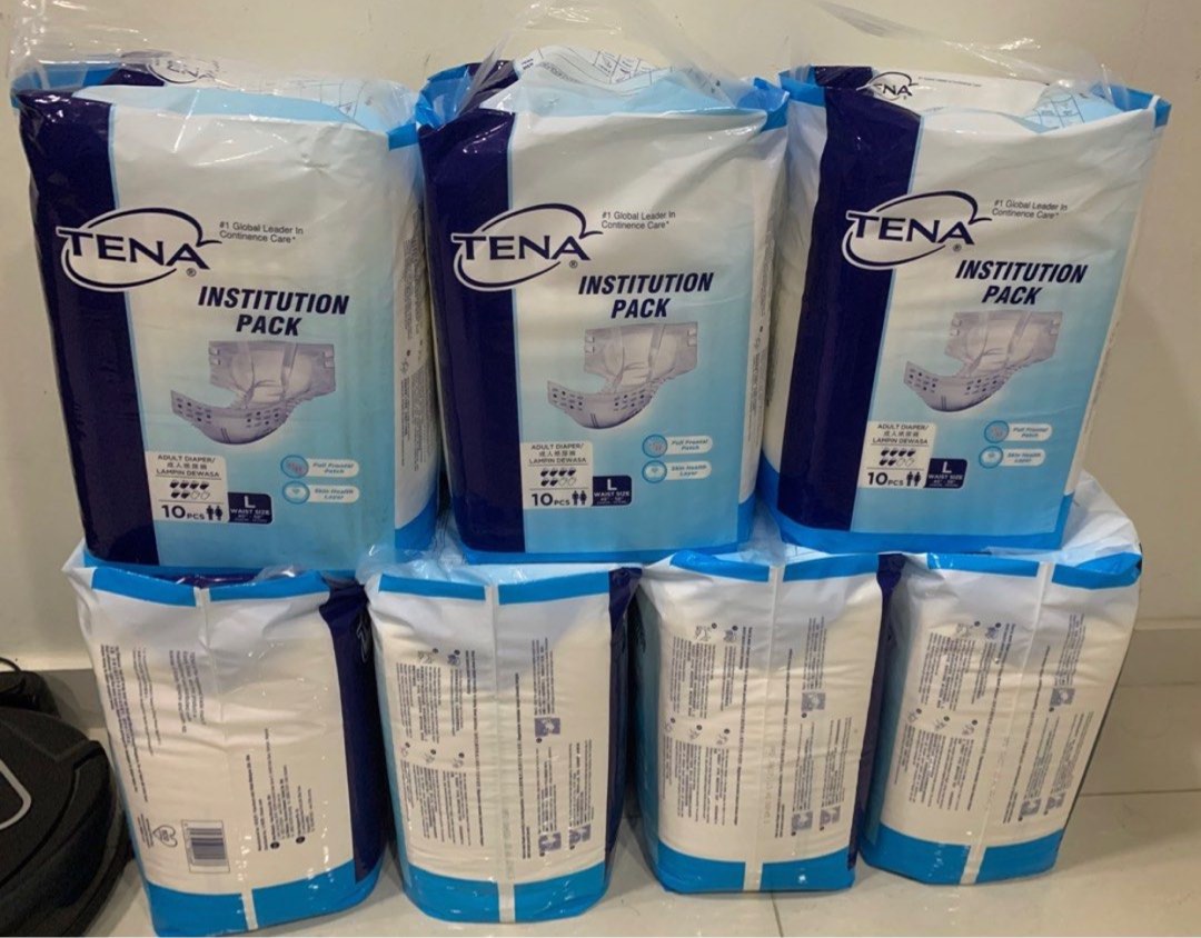 Tena Adult Tape Diapers, Health & Nutrition, Medical Supplies & Tools ...