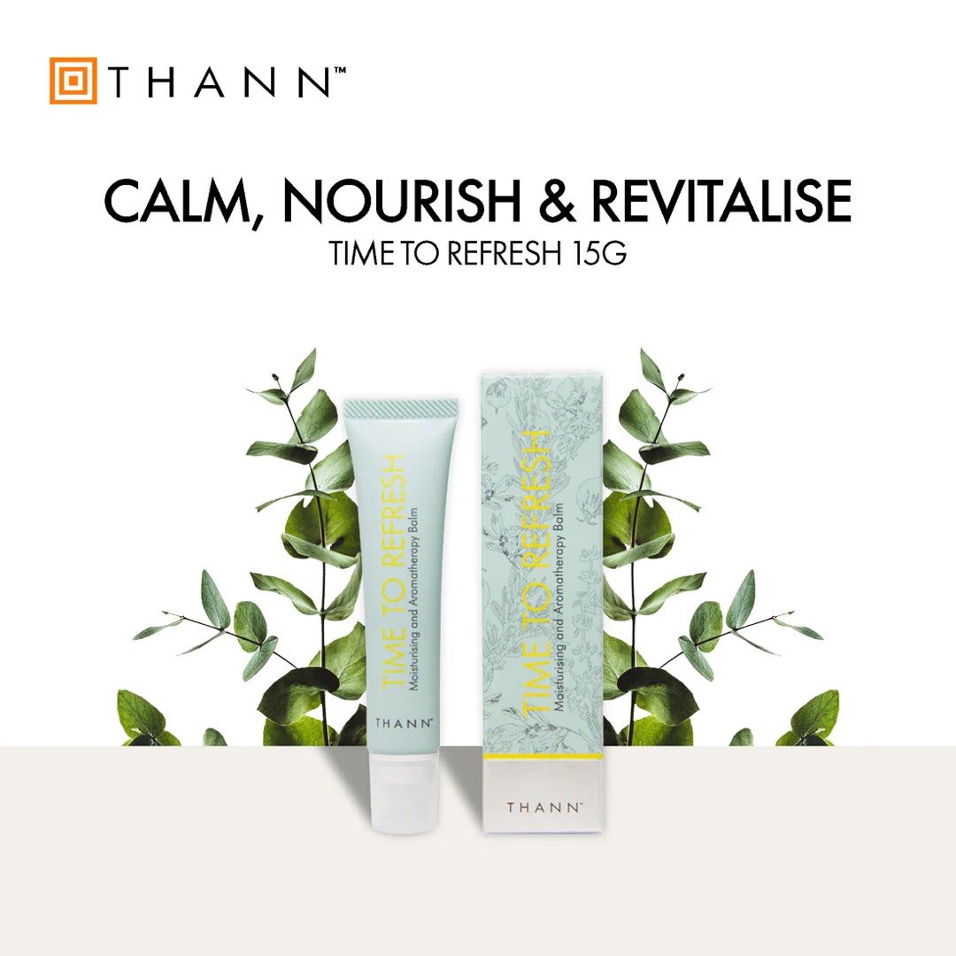 (全新) THANN Time to Refresh Moisturising and Aromatherapy Balm 15g, 美容＆化妝品, 健康及美容 - 皮膚護理, 面部 - 面部 ...