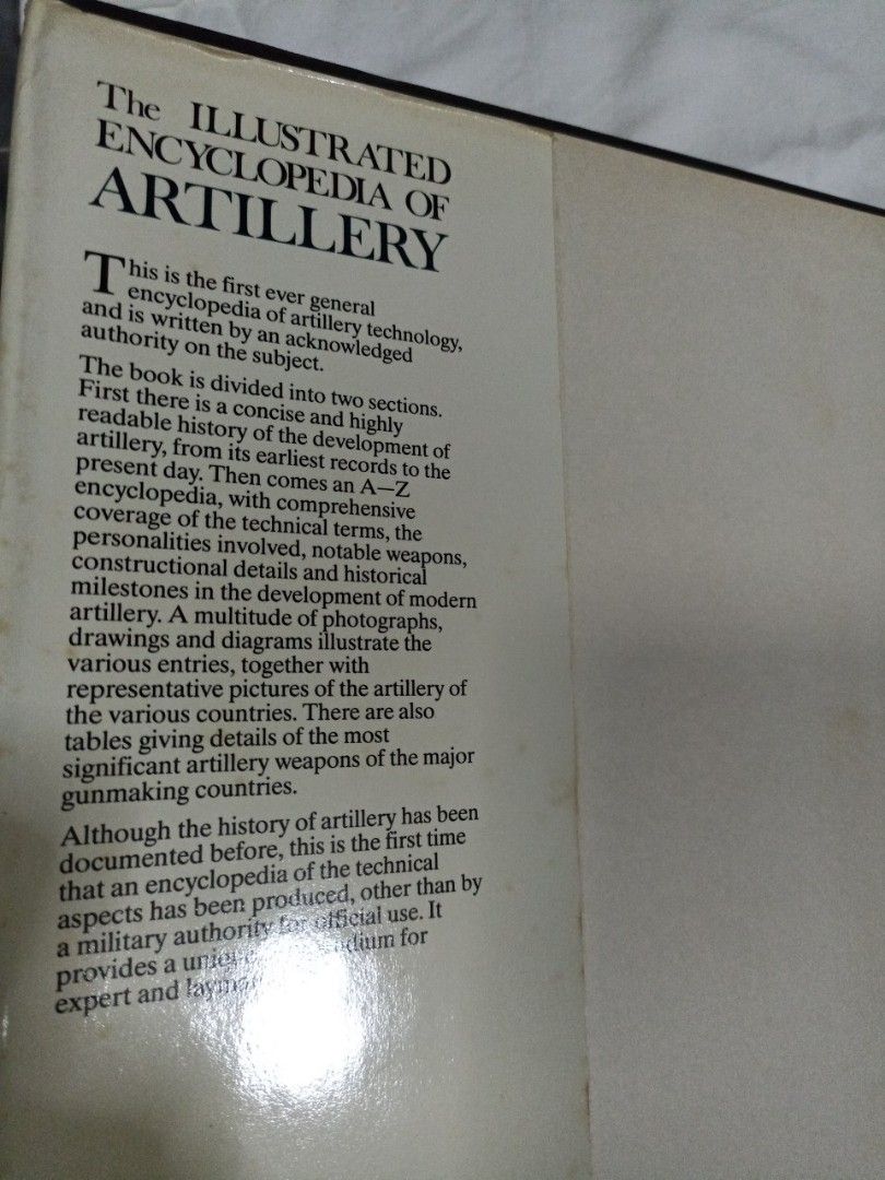 The Illustrated Encyclopedia of Artillery - Ian V. Hogg, Hobbies & Toys ...
