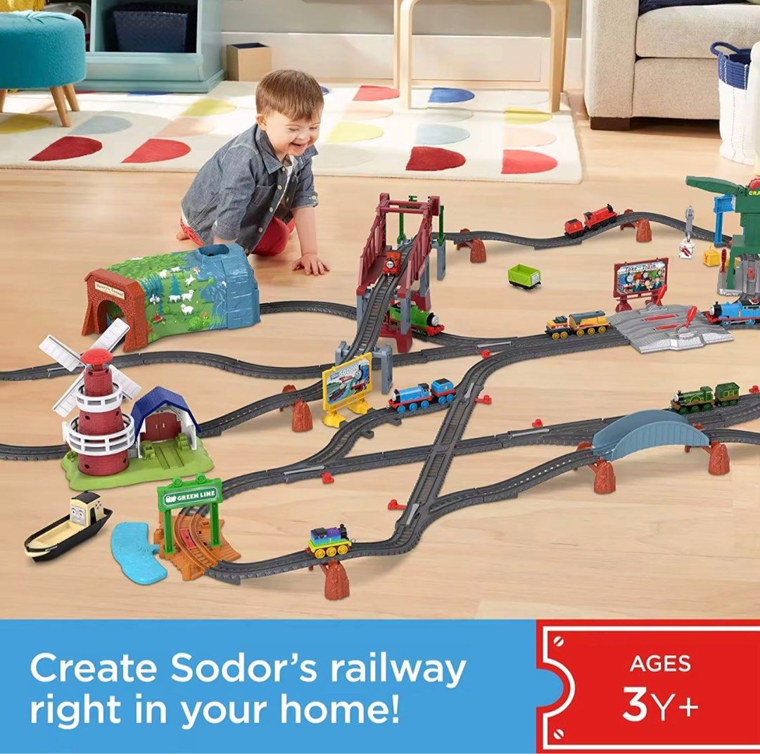 Thomas and friends deluxe set, Hobbies & Toys, Toys & Games on Carousell