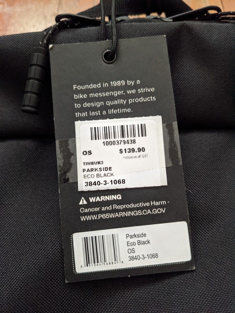 Timbuk2 Parkside Backpack, Men's Fashion, Bags, Backpacks on Carousell