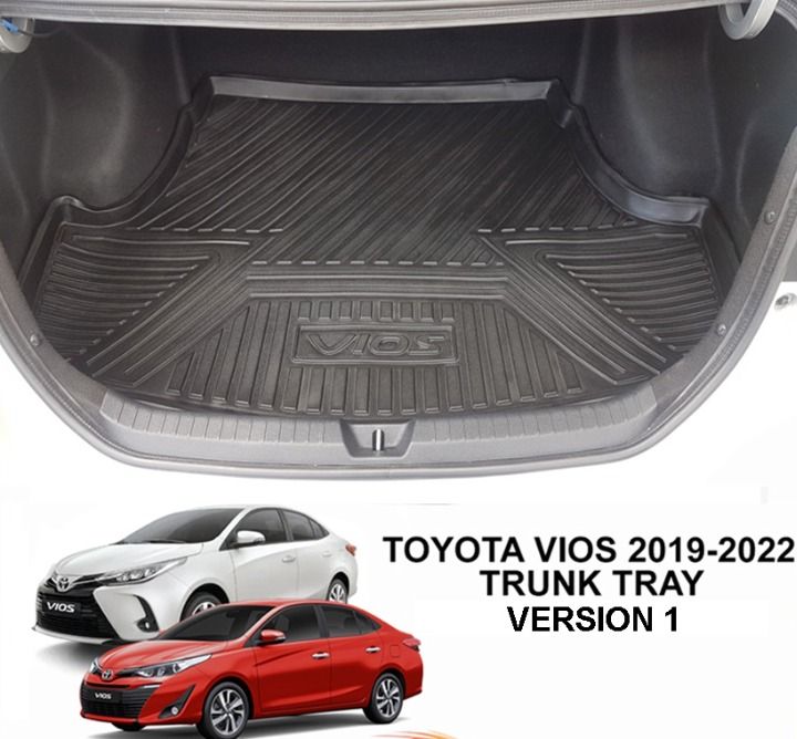 Toyota Vios 2019 to 2023 PRIME OEM Cargo Trunk Tray 2 VERSIONS PREMIUM ...