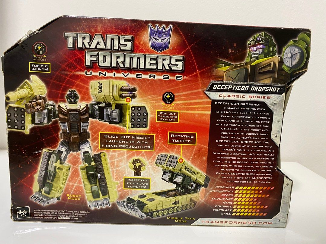 Transformers Dropshot, Hobbies & Toys, Toys & Games on Carousell