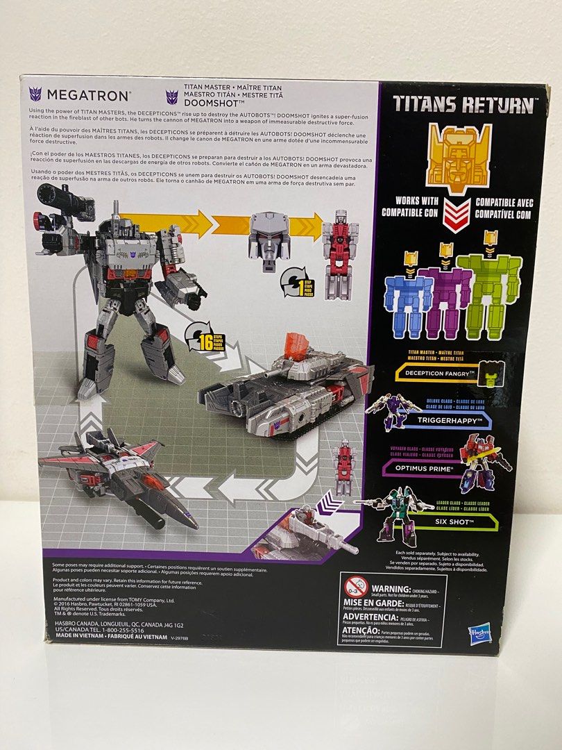 Transformers Titans Return Megatron MISB, Hobbies & Toys, Toys & Games ...