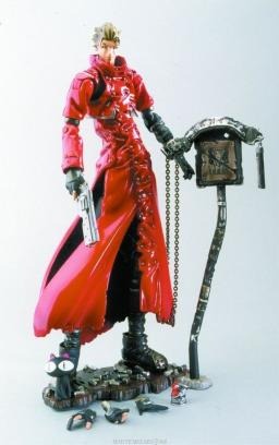 TRIGUN the planet gun smoke Vash the Stampede Kaiyodo Action figure ...