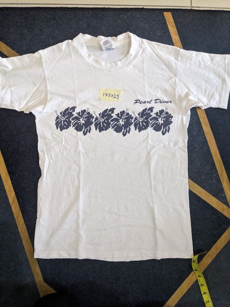 T-shirt Pearl Diver Bunga Raya USA, Men's Fashion, Tops & Sets, Tshirts ...