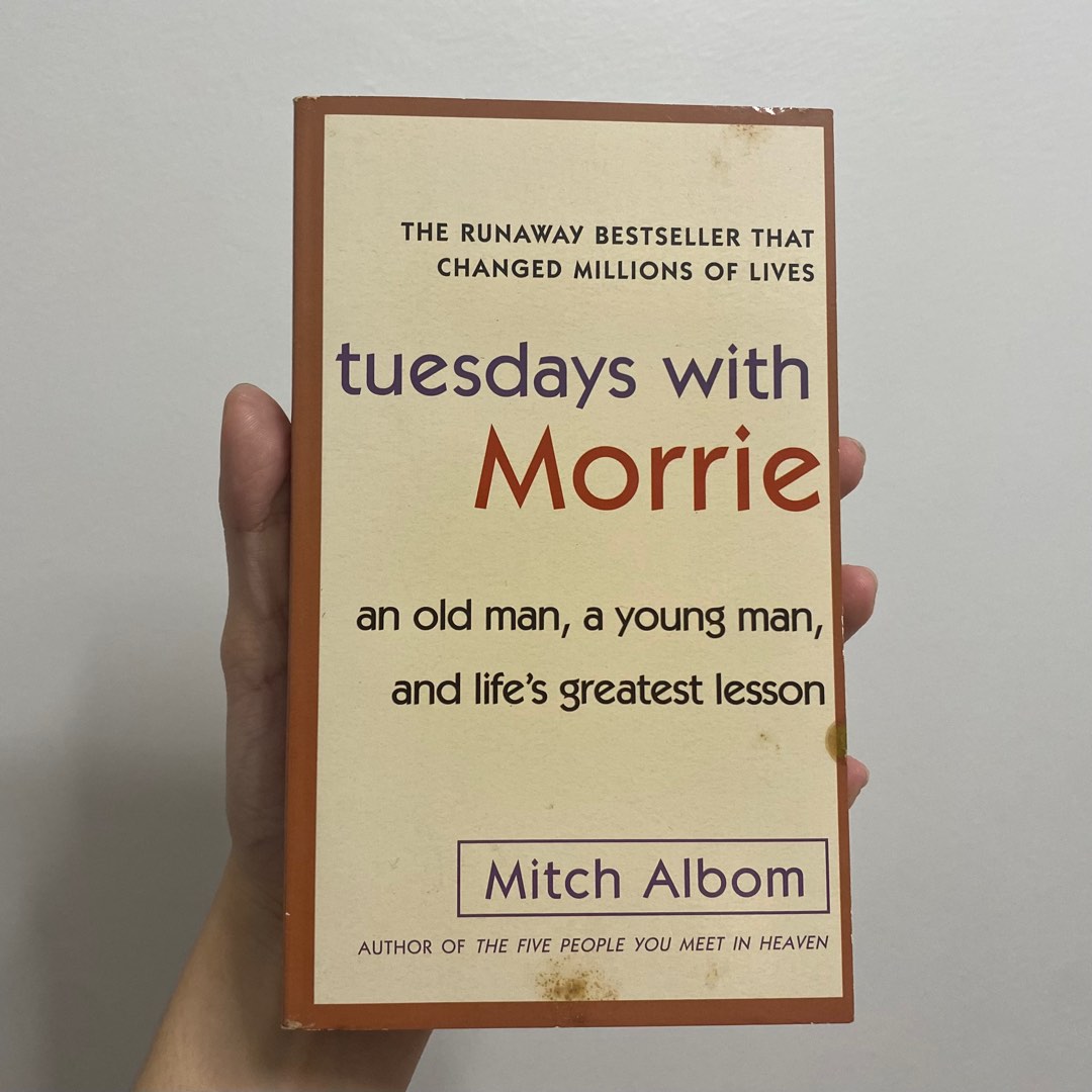 Tuesdays With Morrie by Mitch Albom, Hobbies & Toys, Books & Magazines ...