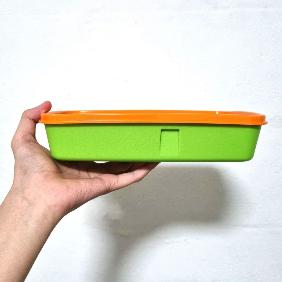 Tupperware Holiday Adventure 510 ml Removable Divider Rectangular Lunch ...