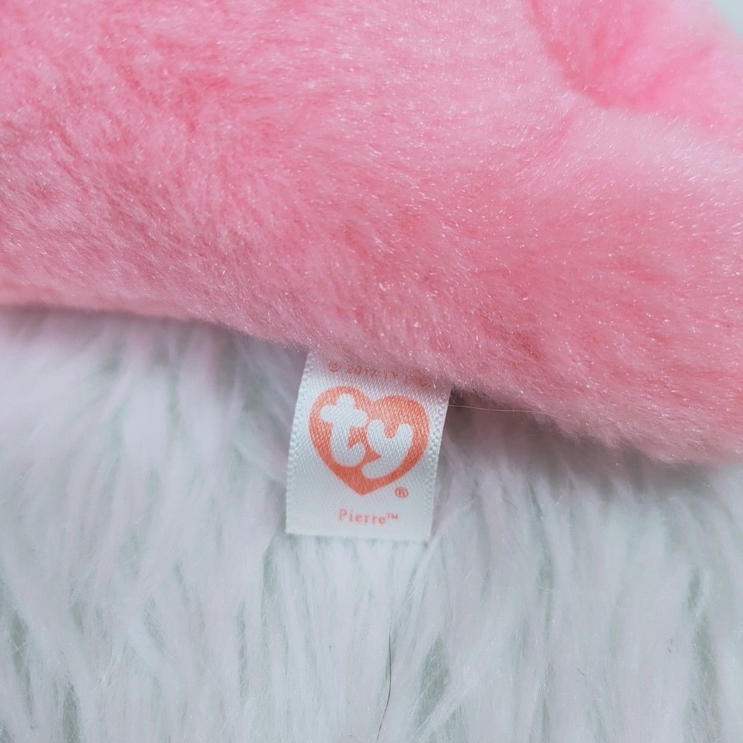 TY Pierre - Pink Seal Plush on Carousell