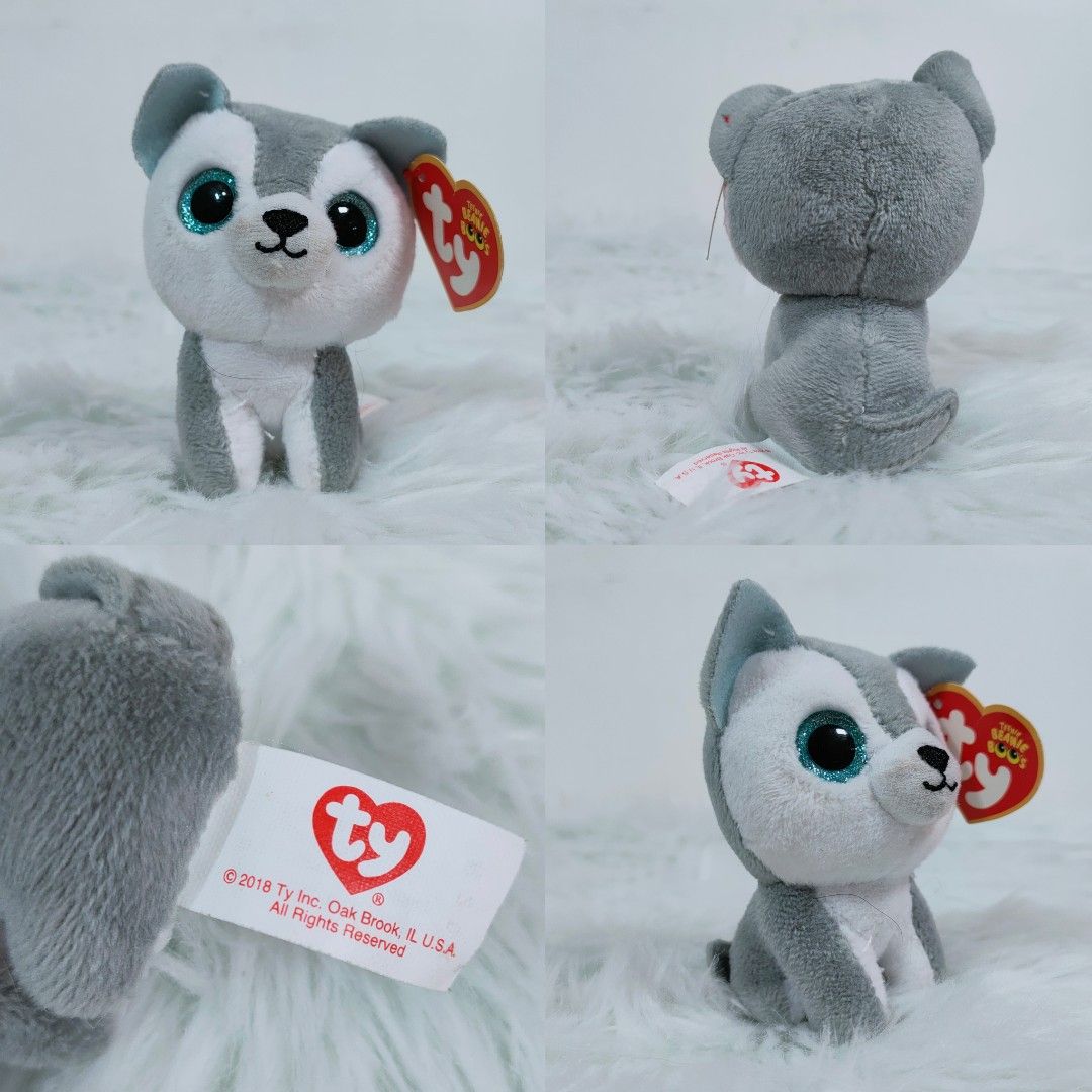TY Timber - Teenie Beanie Boos Plush (Husky), Hobbies & Toys, Toys ...