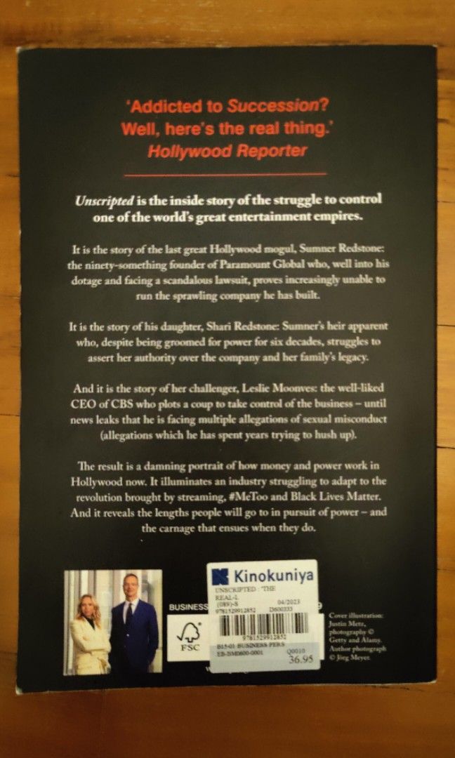 Unscripted - The Epic Battle for a Hollywood Media Empire, Hobbies ...