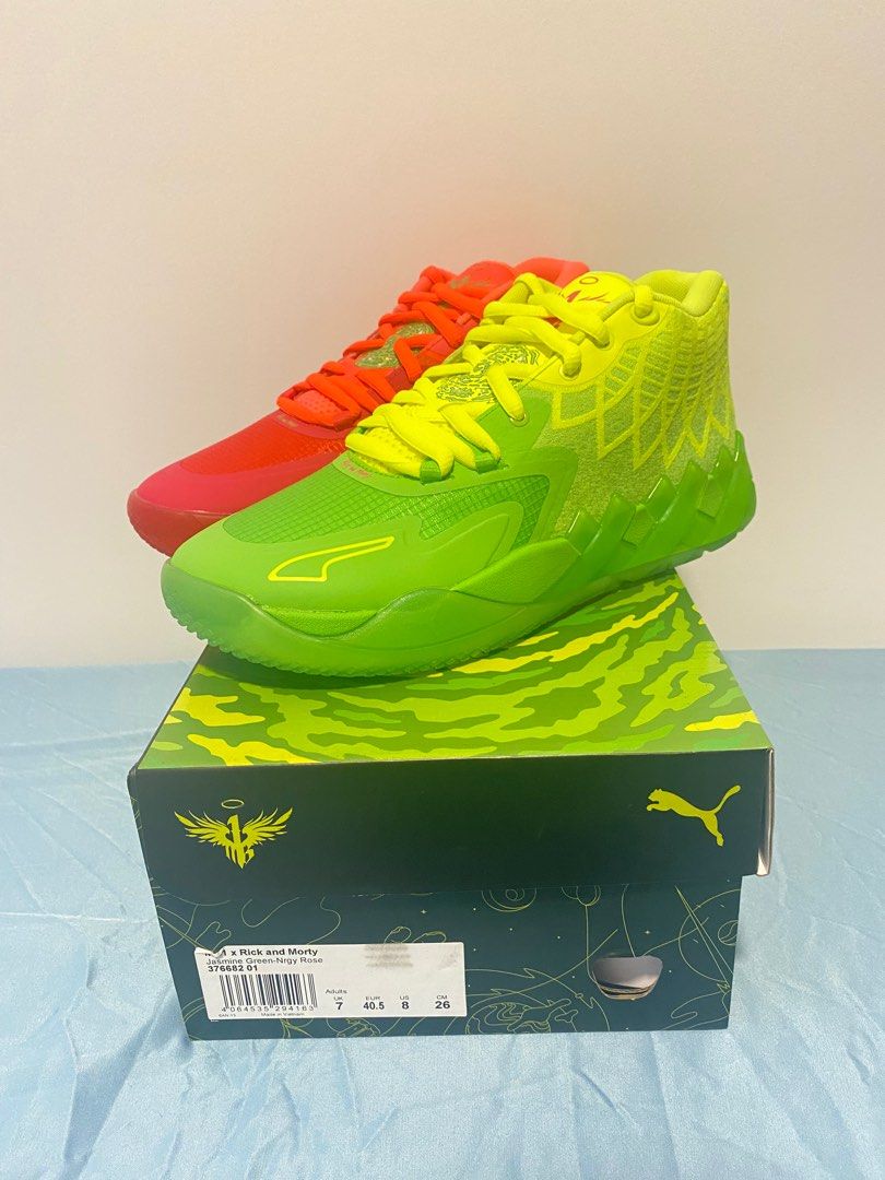 US8 PUMA RICK AND MORTY MB.01, Men's Fashion, Footwear, Sneakers on ...