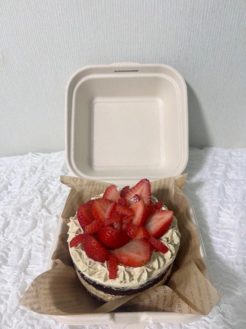 Vegan bento cake 4 inch round for birthday, anniversary, celebration ...