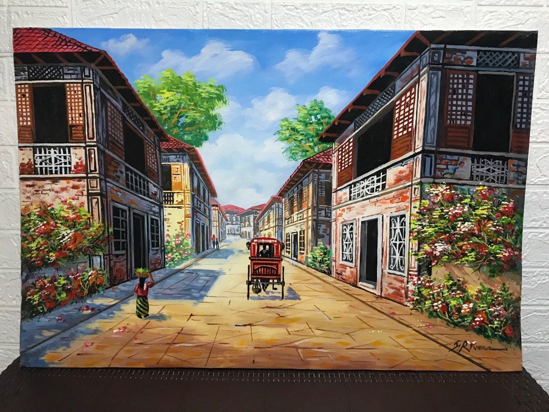 Vigan Oil Painting On Canvas ( 24x36 ) on Carousell